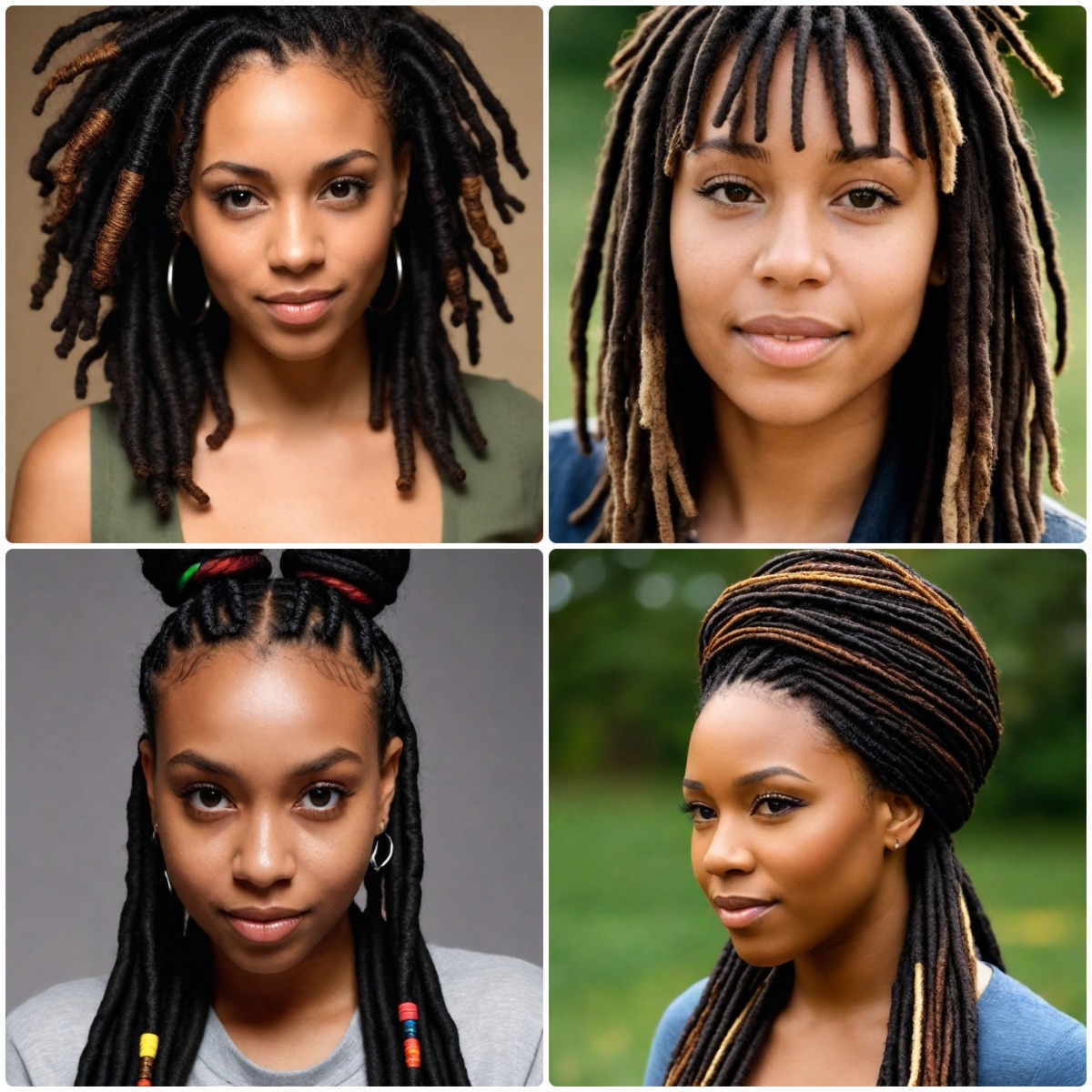 40 Dreadlocks Hairstyles for Women (LOC Styles 2024) – Lovelyish