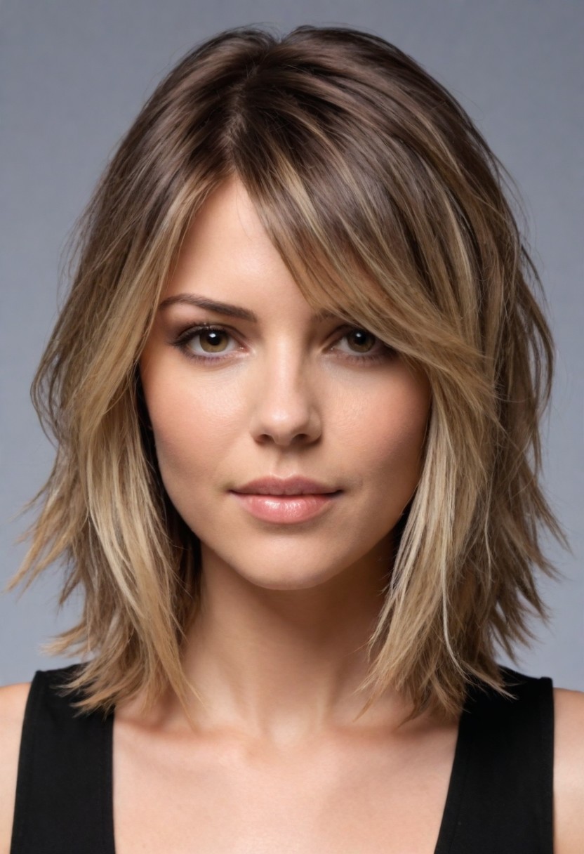 50 Medium Length Hairstyles for Women (2024) – Lovelyish