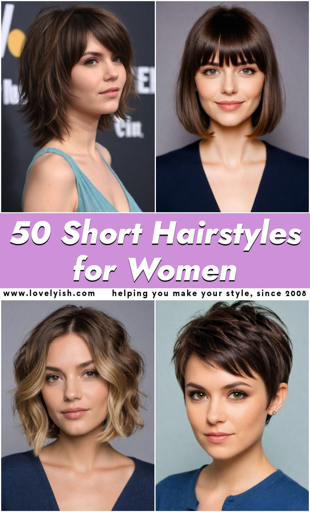 50 Stylish Short Hairstyles and Haircuts for Women (2024)
