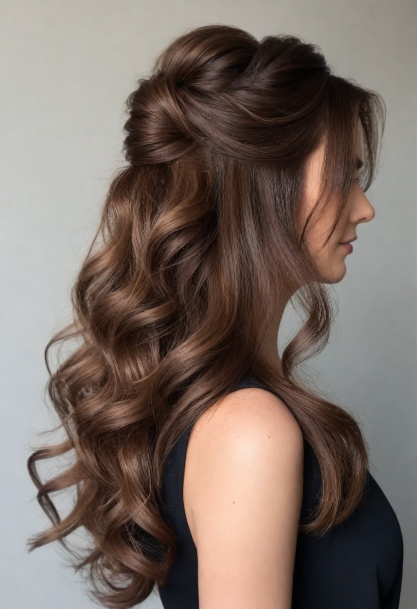 50 Easy Half Up Half Down Hairstyles for Everyone - Lovelyish
