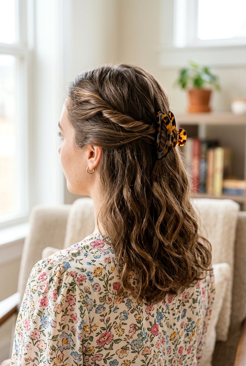 20 Effortless Claw Clip Hairstyles for a Chic, Quick Look – Lovelyish