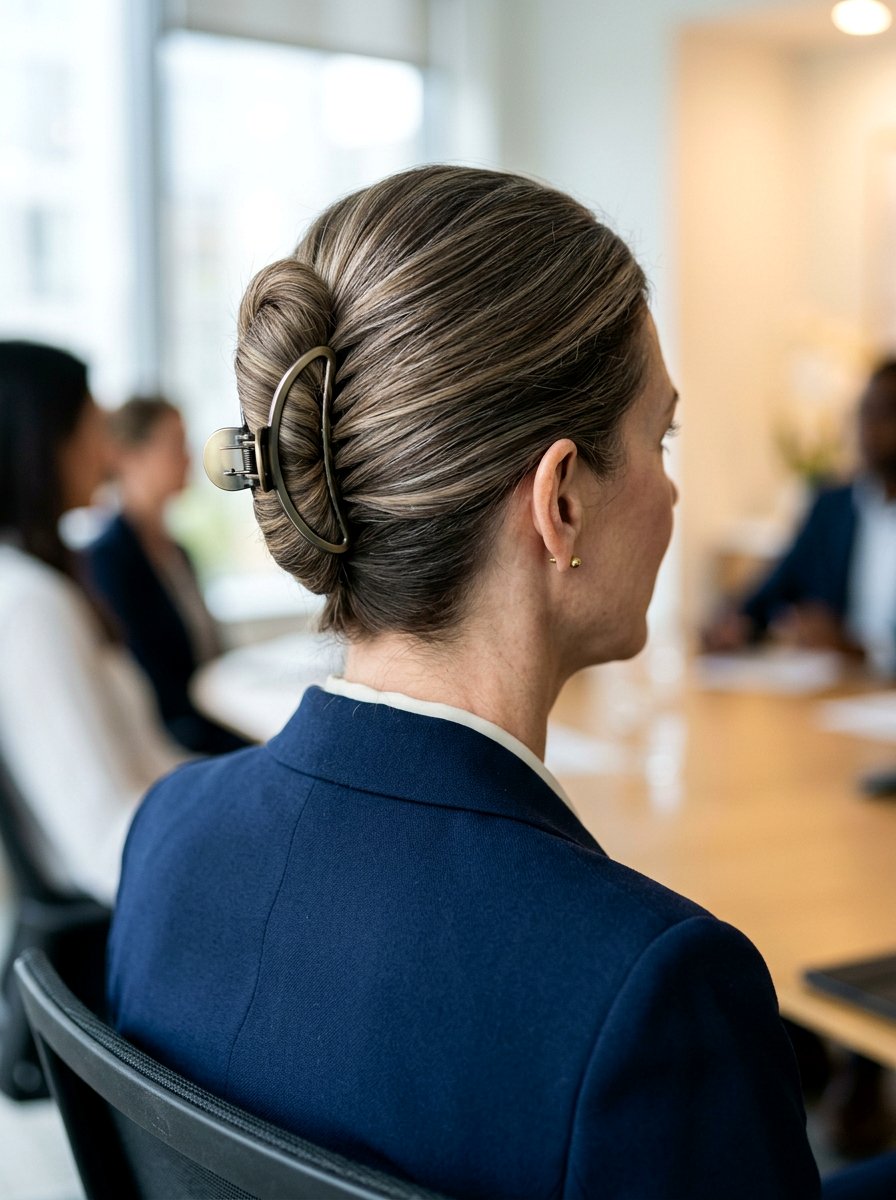 20 Refined and Chic Claw Clip Bun Ideas for Mature Women – Lovelyish